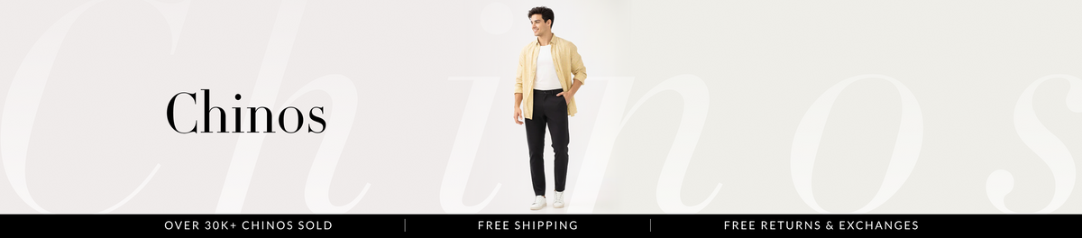 Chinos | Buy Chinos For Men Online in India