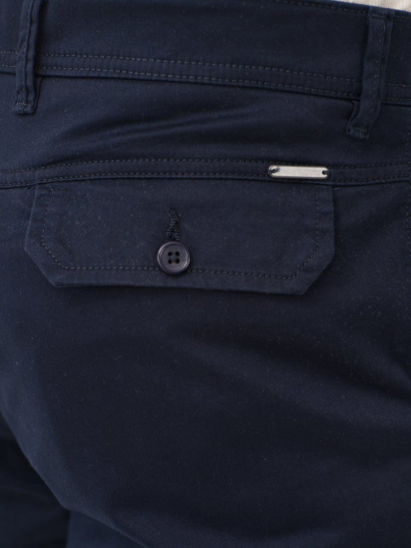 Buy Blue Relaxed Fit Stretchable Cargo Pants For Men Online