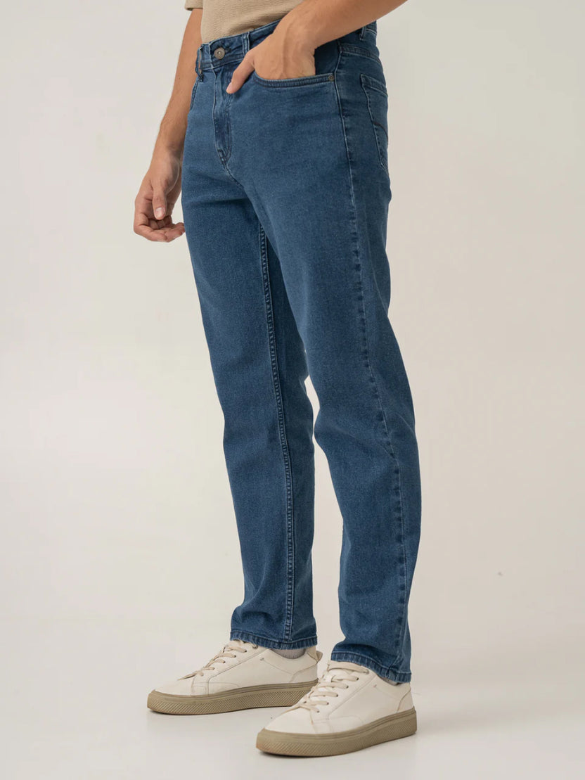 Buy Light Blue Relaxed Fit Jeans Online In India