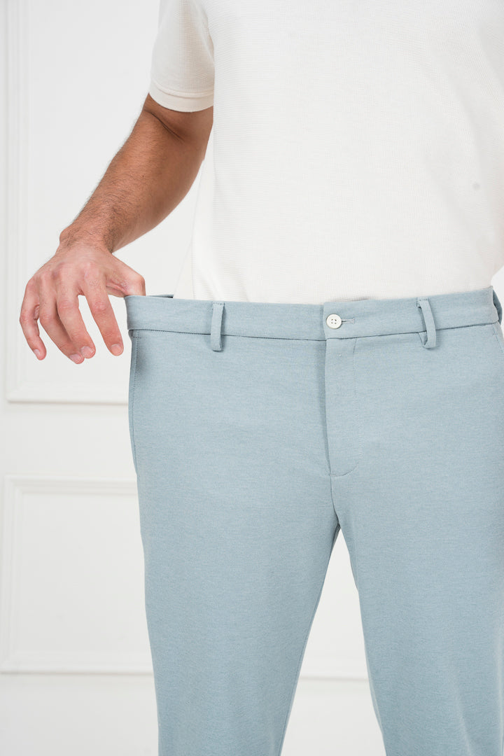 Buy Men's Blue Power-Stretch Pants Online In India