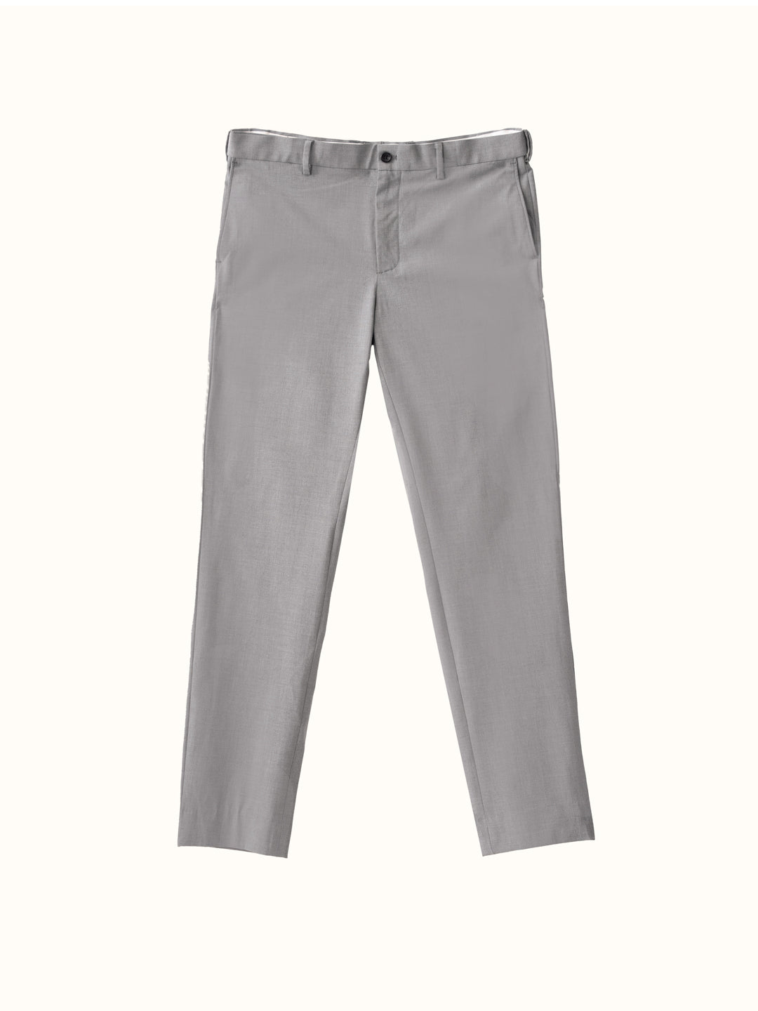 Mineral Grey Stretchable Formal Trouser For Men
